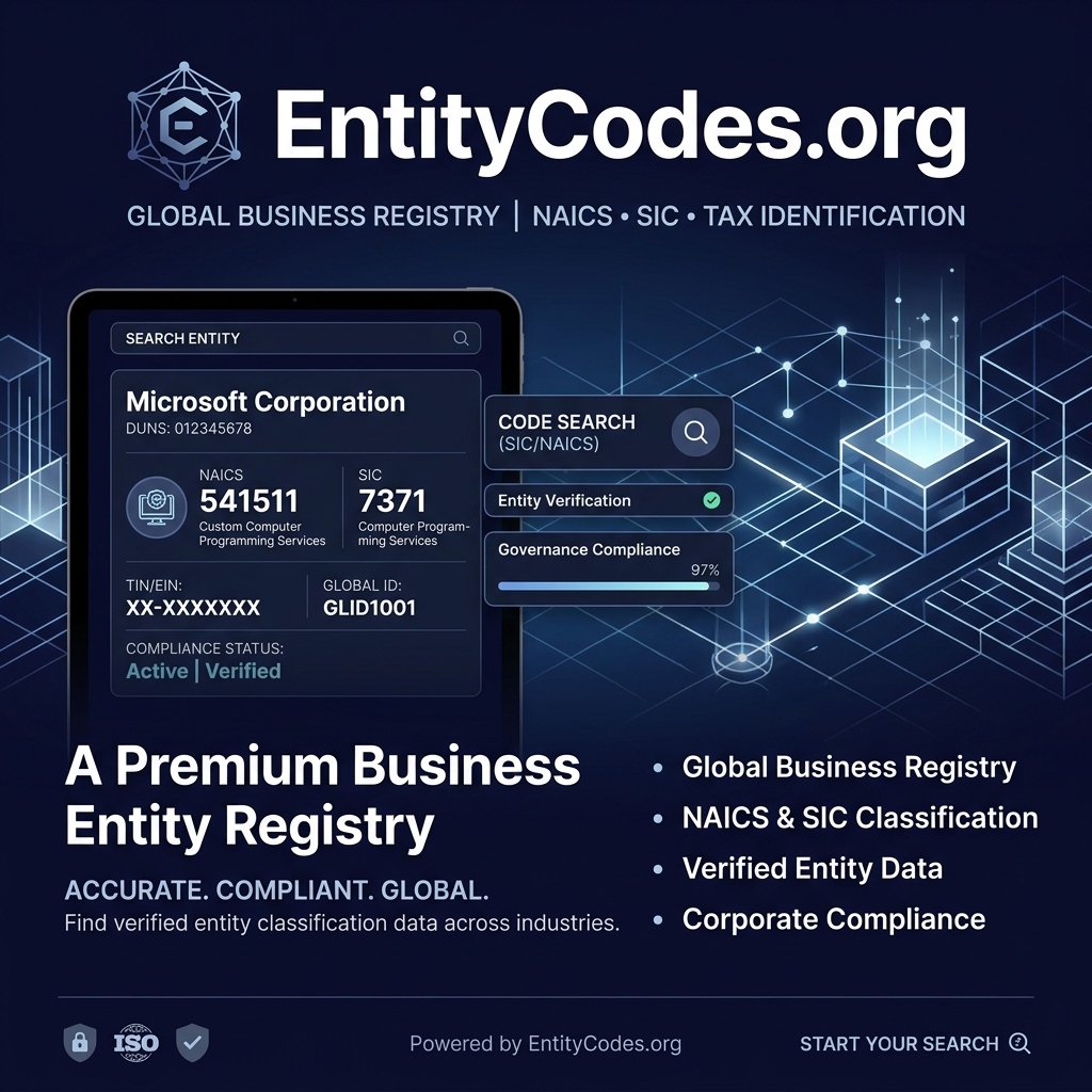 Corporate Compliance & Entity Identifier Glossary